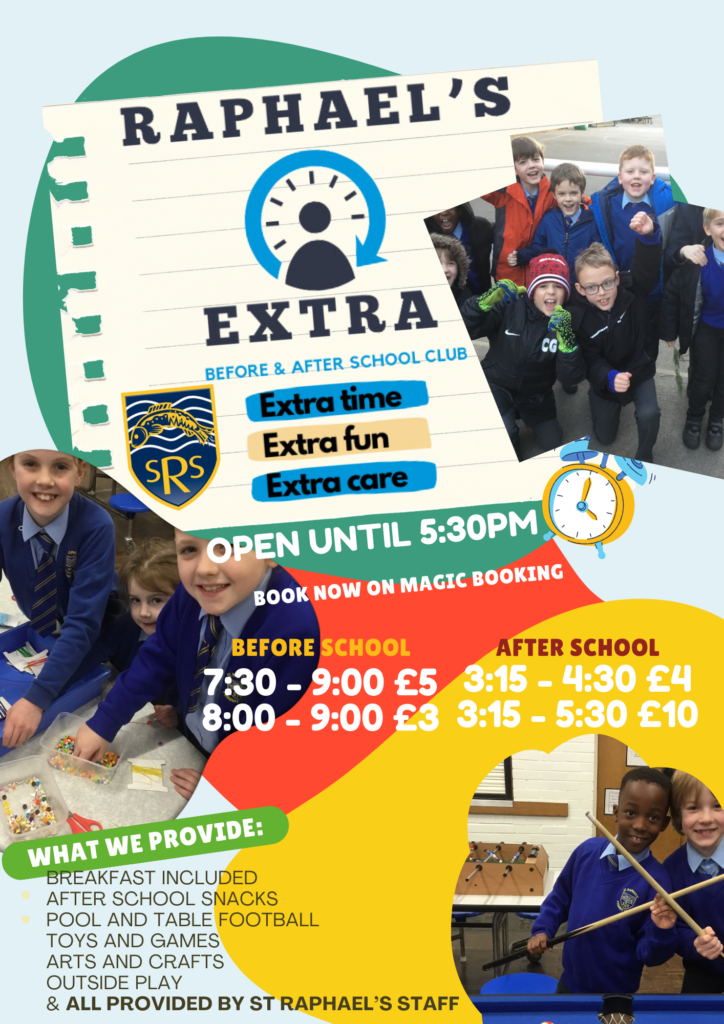 Before & After School Provision - Magic Booking - St Raphael's Catholic ...